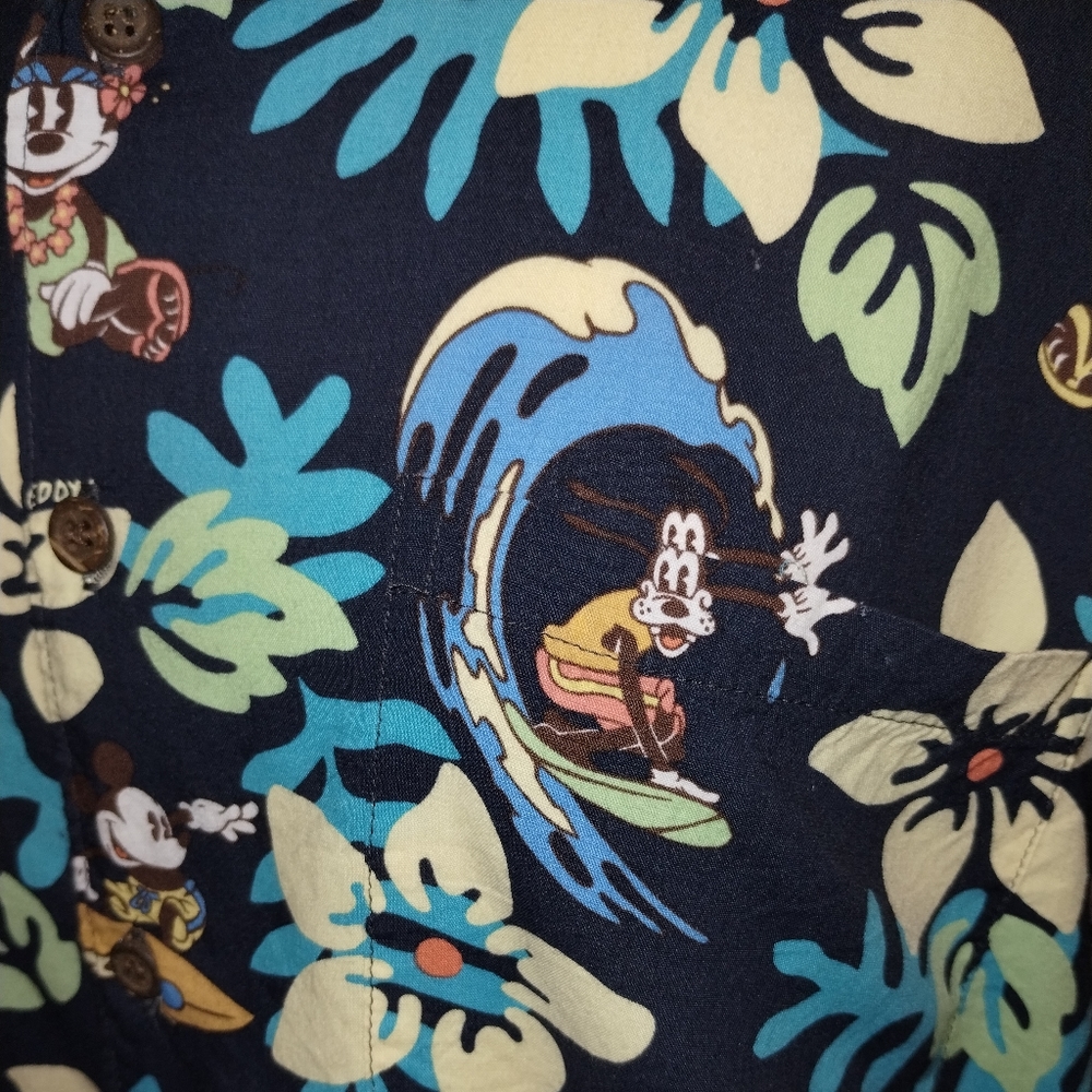 Rare Disney Reyn Spooner Mickey,Minnie And Friends Ha… - Gem